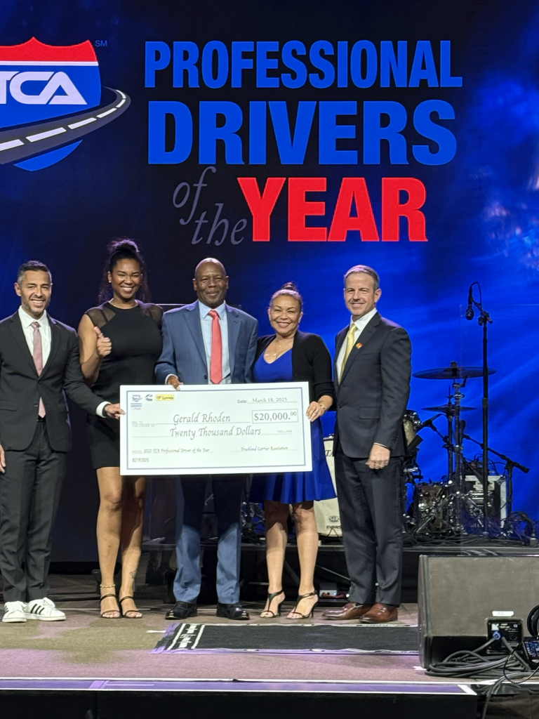 Rhoden Named 2025 TCA Professional Driver of the Year - Stevens Transport